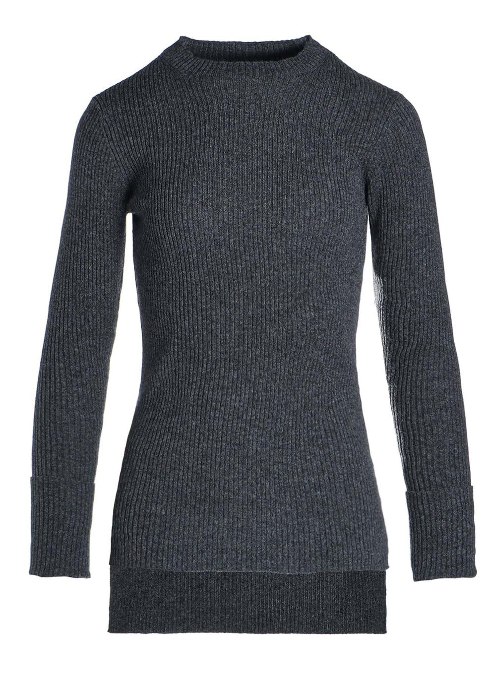 12G1P 2X2 RIB RIBBED SWEATER – THE SHOP YOHJI YAMAMOTO