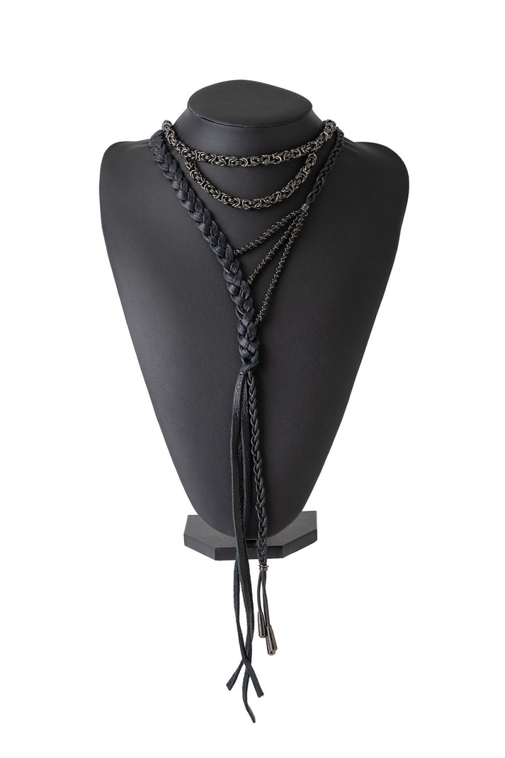 COW LEATHER/BRASS BK VOID NECKLACE – THE SHOP YOHJI YAMAMOTO