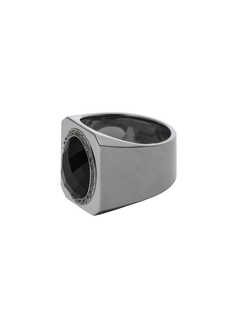 SV/ONYX/BKRH LOUVRE RING SV – THE SHOP YOHJI YAMAMOTO