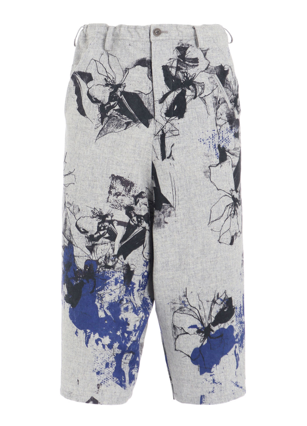 WOOL FLOWER PRINT PANTS – THE SHOP YOHJI YAMAMOTO