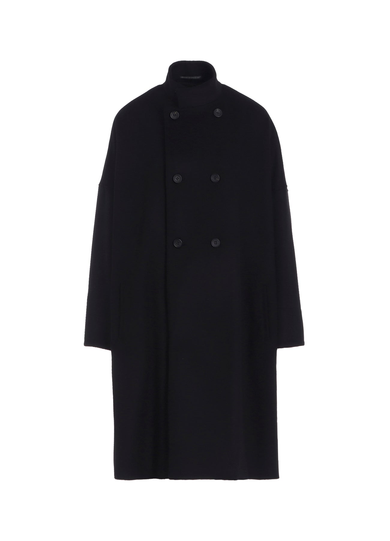 CASHMERA BEAVER STAND COLLAR COAT – THE SHOP YOHJI YAMAMOTO