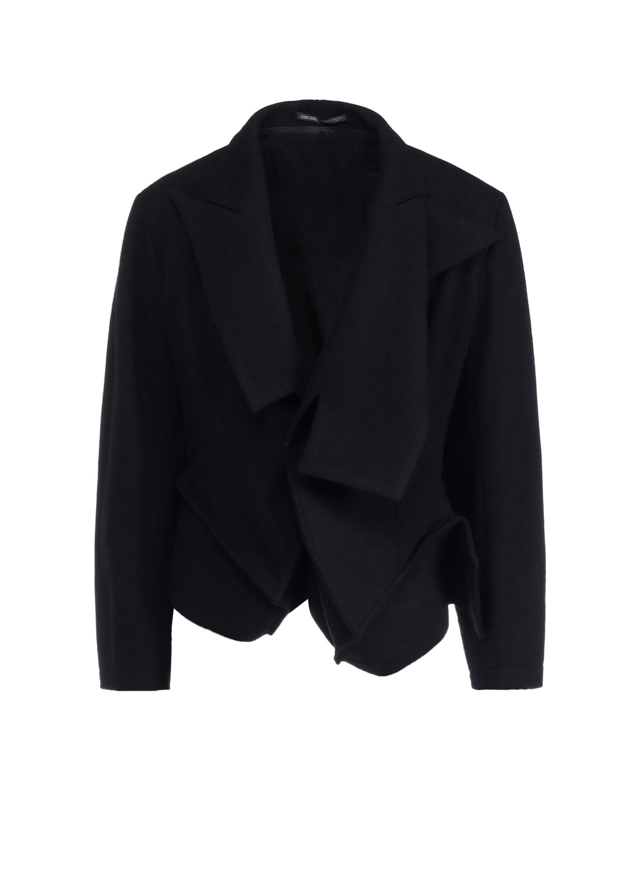 WOOL BLANKET BOX HEM PEAKED JACKET – THE SHOP YOHJI YAMAMOTO