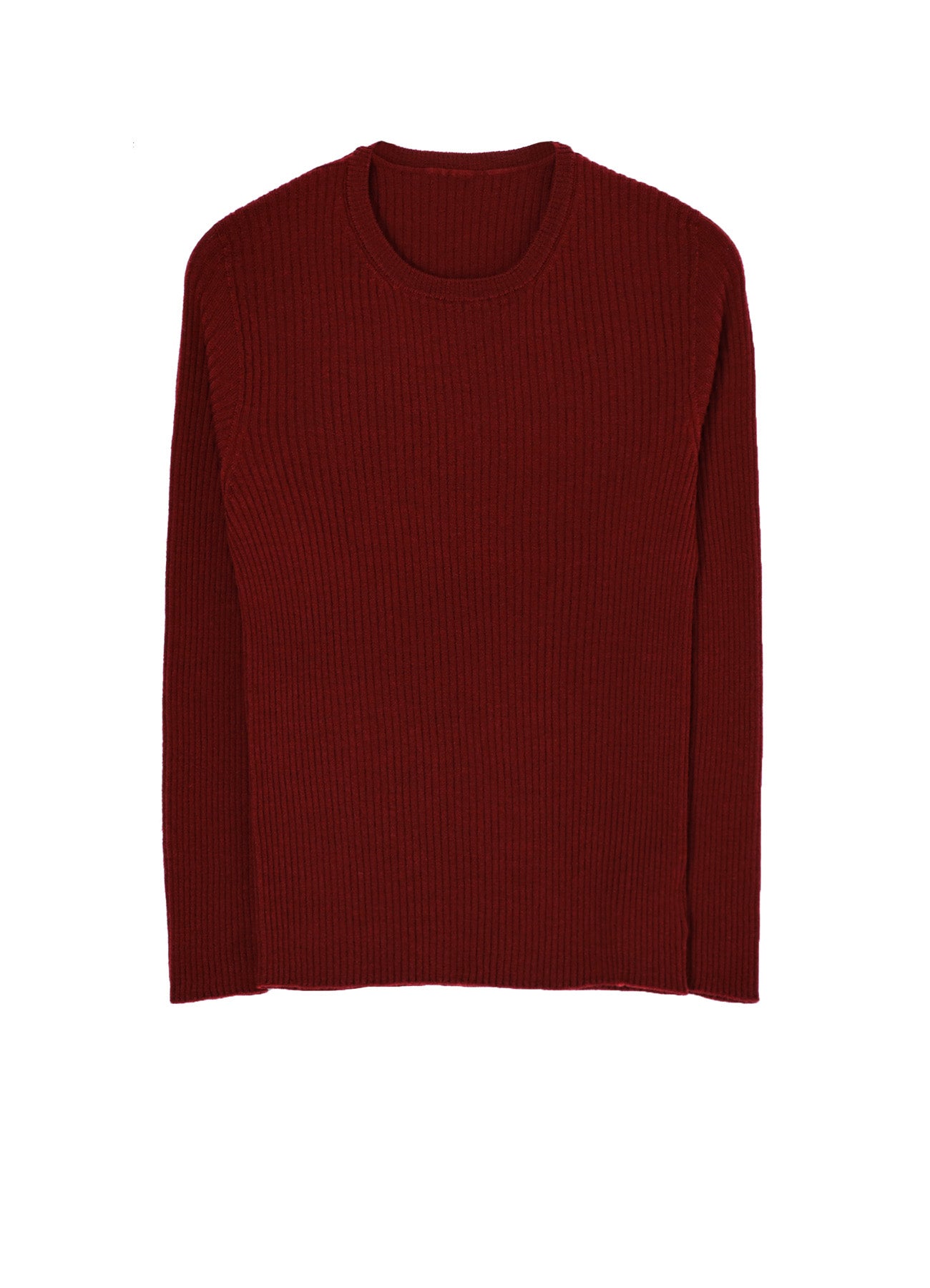 12G 3X3 RIB RIBBED ROUND NECK LONG SLV PO – THE SHOP YOHJI YAMAMOTO