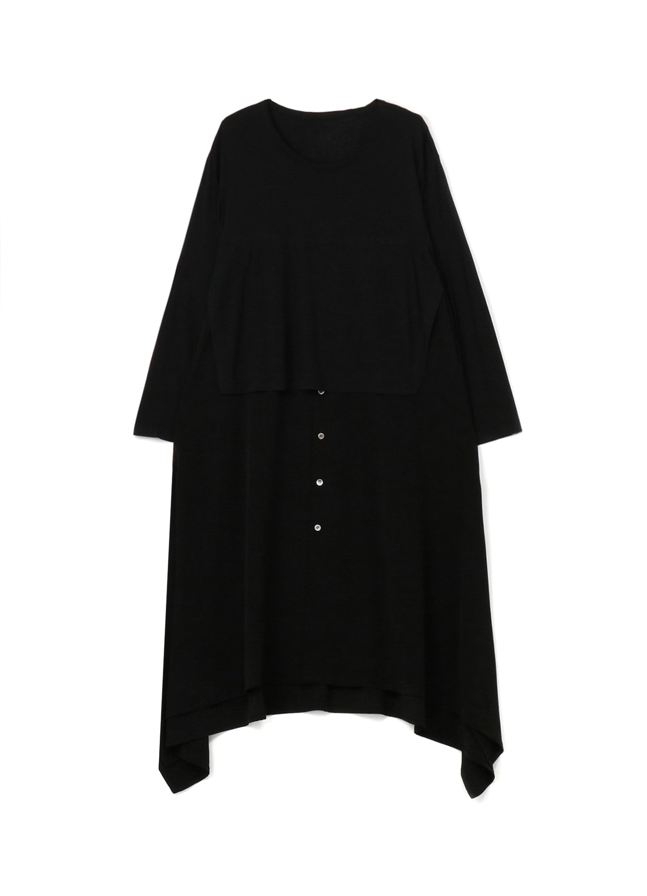 TRIACETATE/POLYESTER CREPE de CHINE HYBRID SHIRT-TOP – THE SHOP YOHJI ...