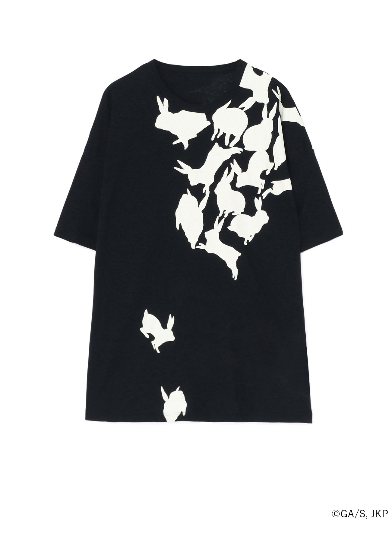 "RABBIT STAMPEDE" MOVE PRINT T-SHIRT – THE SHOP YOHJI YAMAMOTO