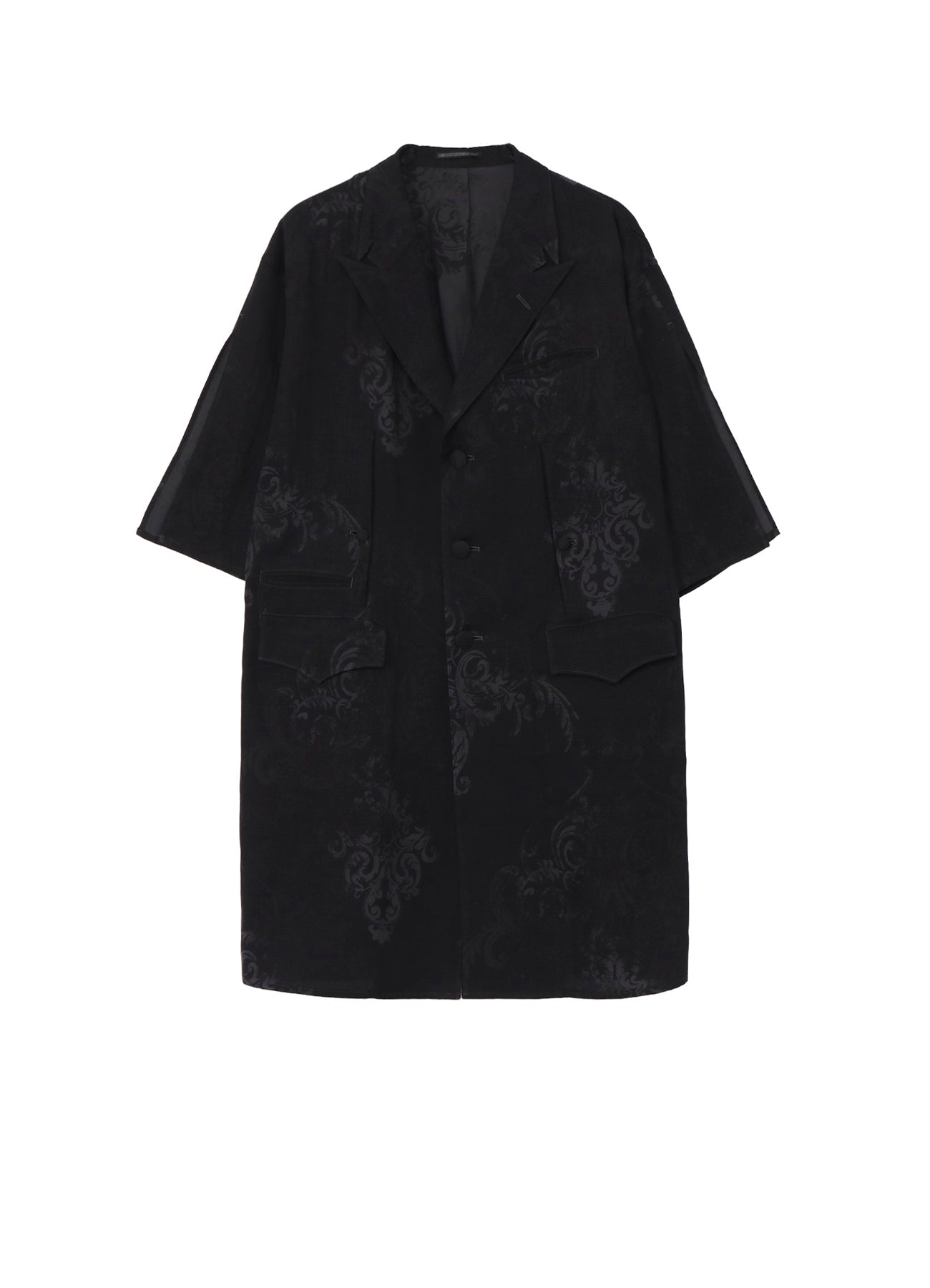 JACQUARD PATTERN SLIT DESIGN JACKET – THE SHOP YOHJI YAMAMOTO
