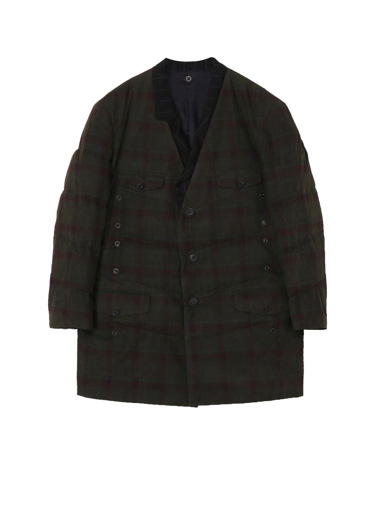 MADRAS INK 3 BUTTONS JACKET WITH LINER – THE SHOP YOHJI YAMAMOTO