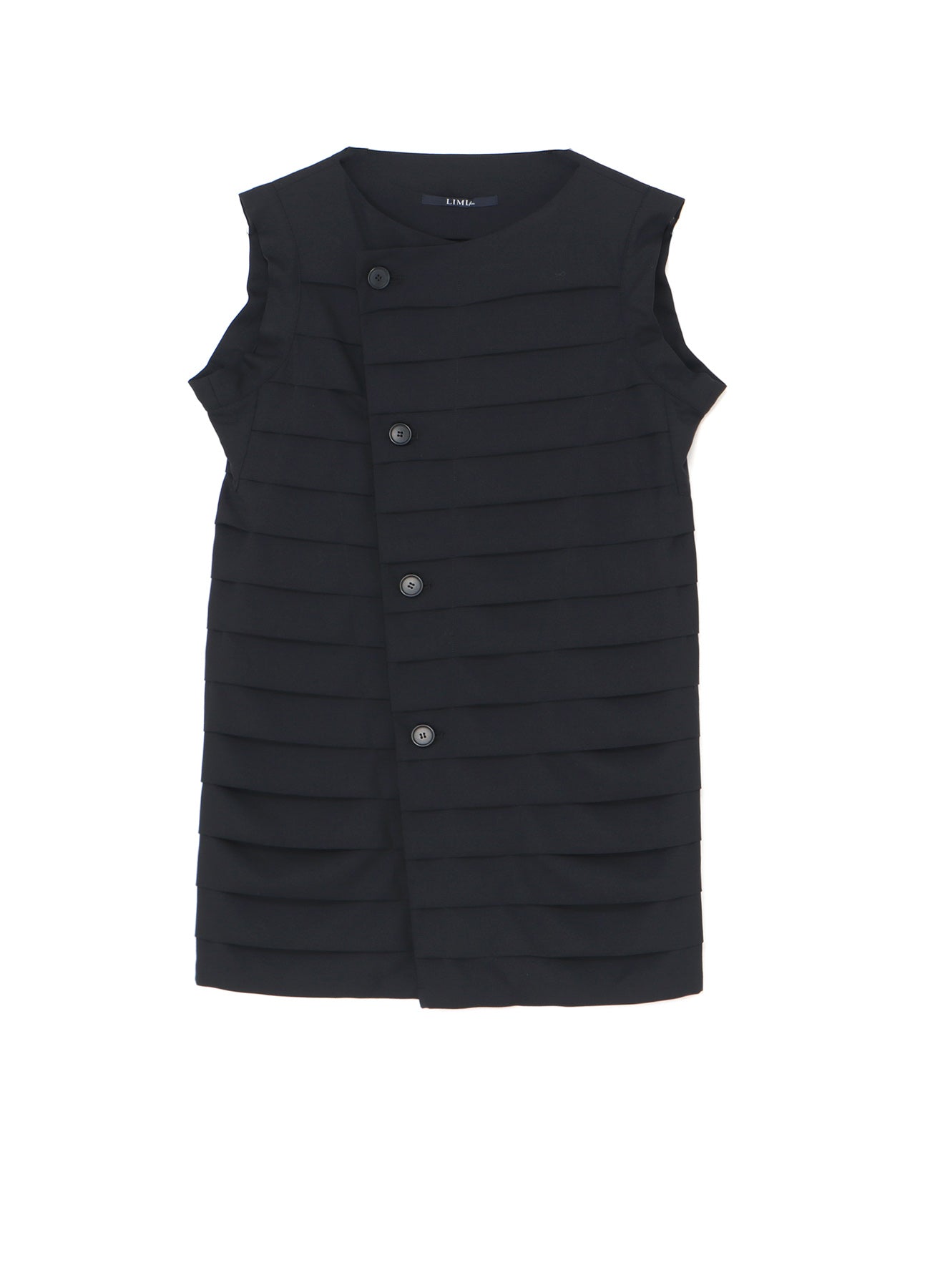 DRESS WITH HORIZONTAL PLEATS – THE SHOP YOHJI YAMAMOTO