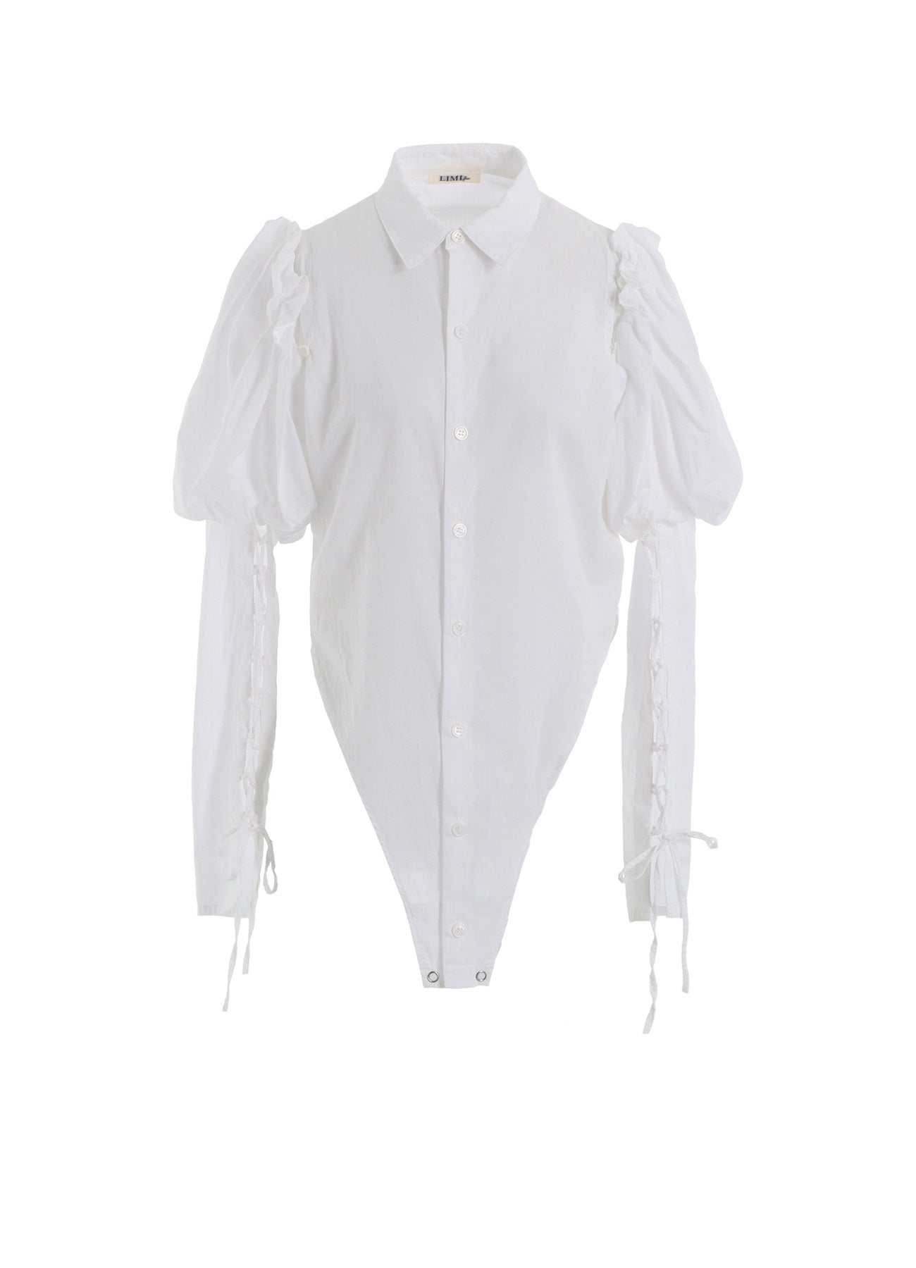 LAWN LACE UP SLEEVE BLOUSE – THE SHOP YOHJI YAMAMOTO