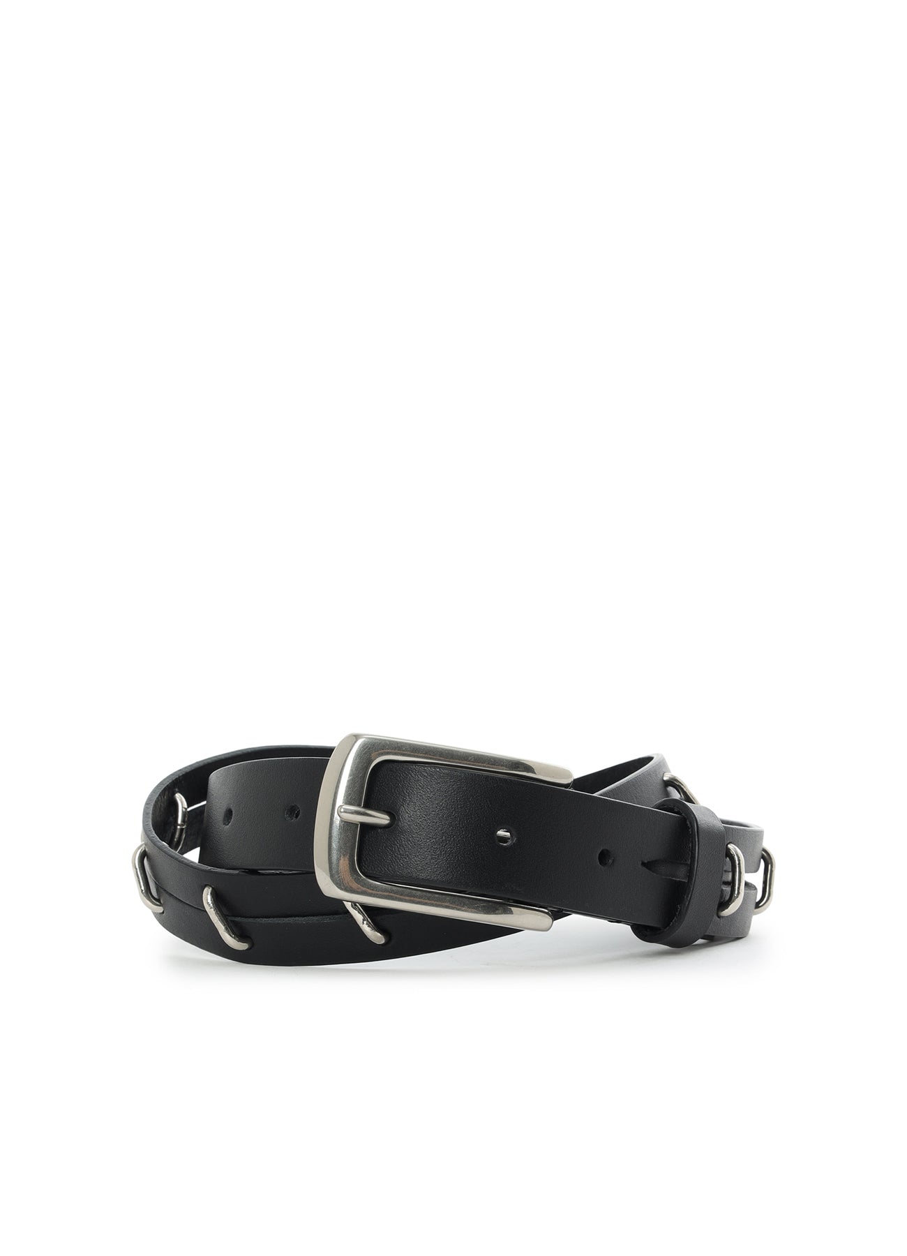 DRY LEATHER CENTER-CUT BELT – THE SHOP YOHJI YAMAMOTO
