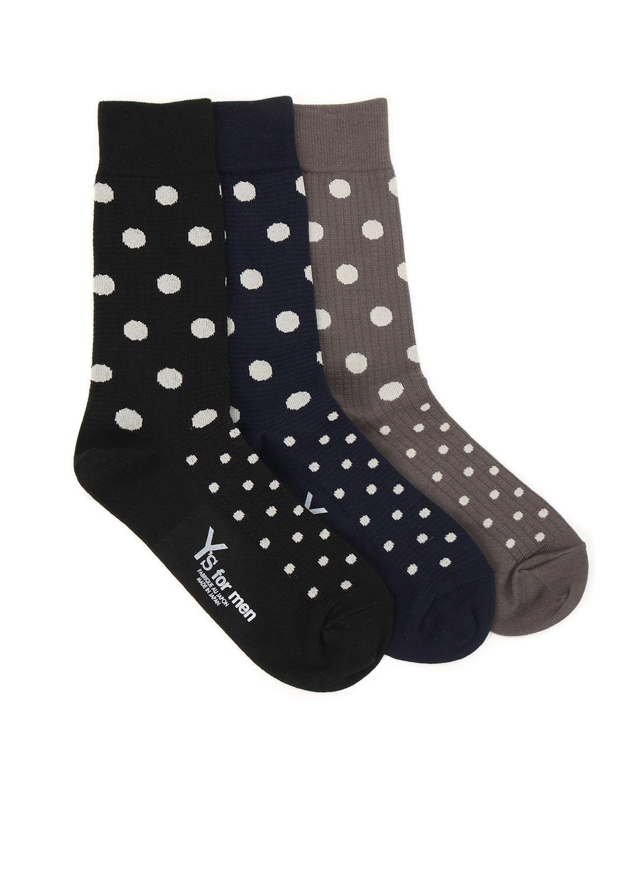 COTTON ACRYLIC NYLON LATTICE DOT SOCKS – THE SHOP YOHJI YAMAMOTO