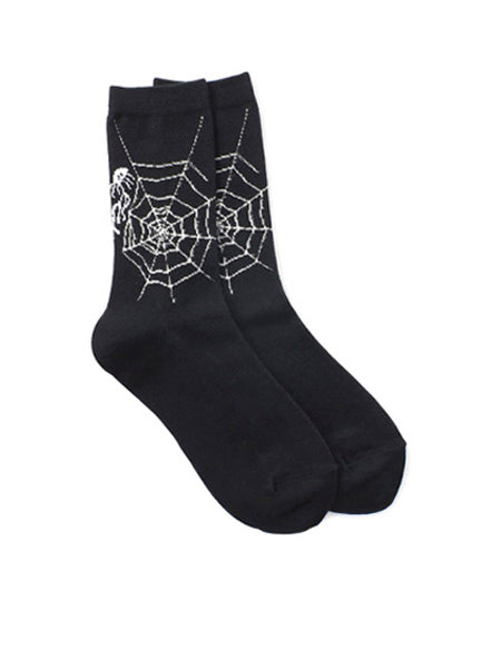 COTTON PLAIN STITCH SPIDER WEB SOCKS – THE SHOP YOHJI YAMAMOTO