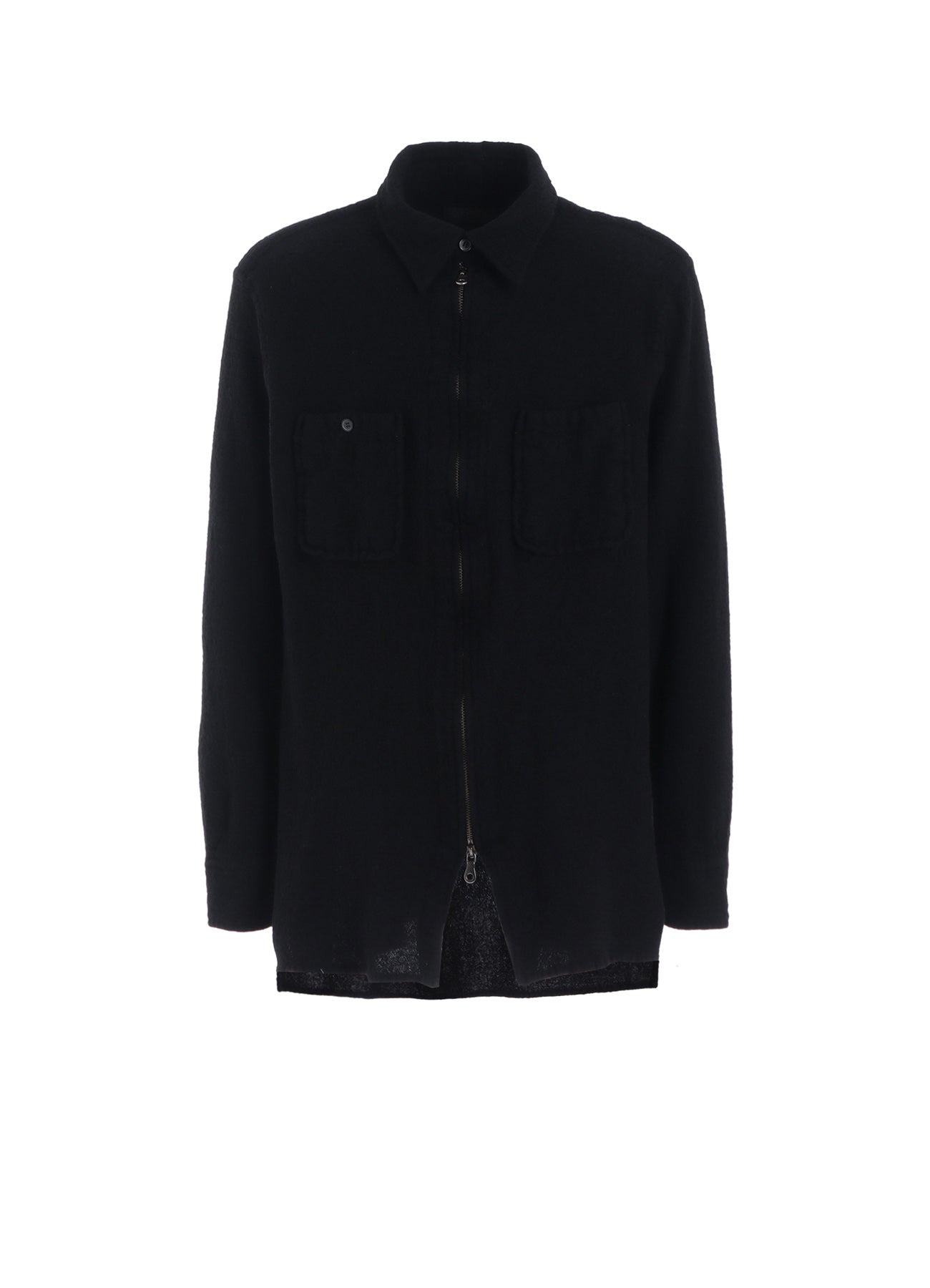 WOOL GAUZE ZIP SHIRT – THE SHOP YOHJI YAMAMOTO