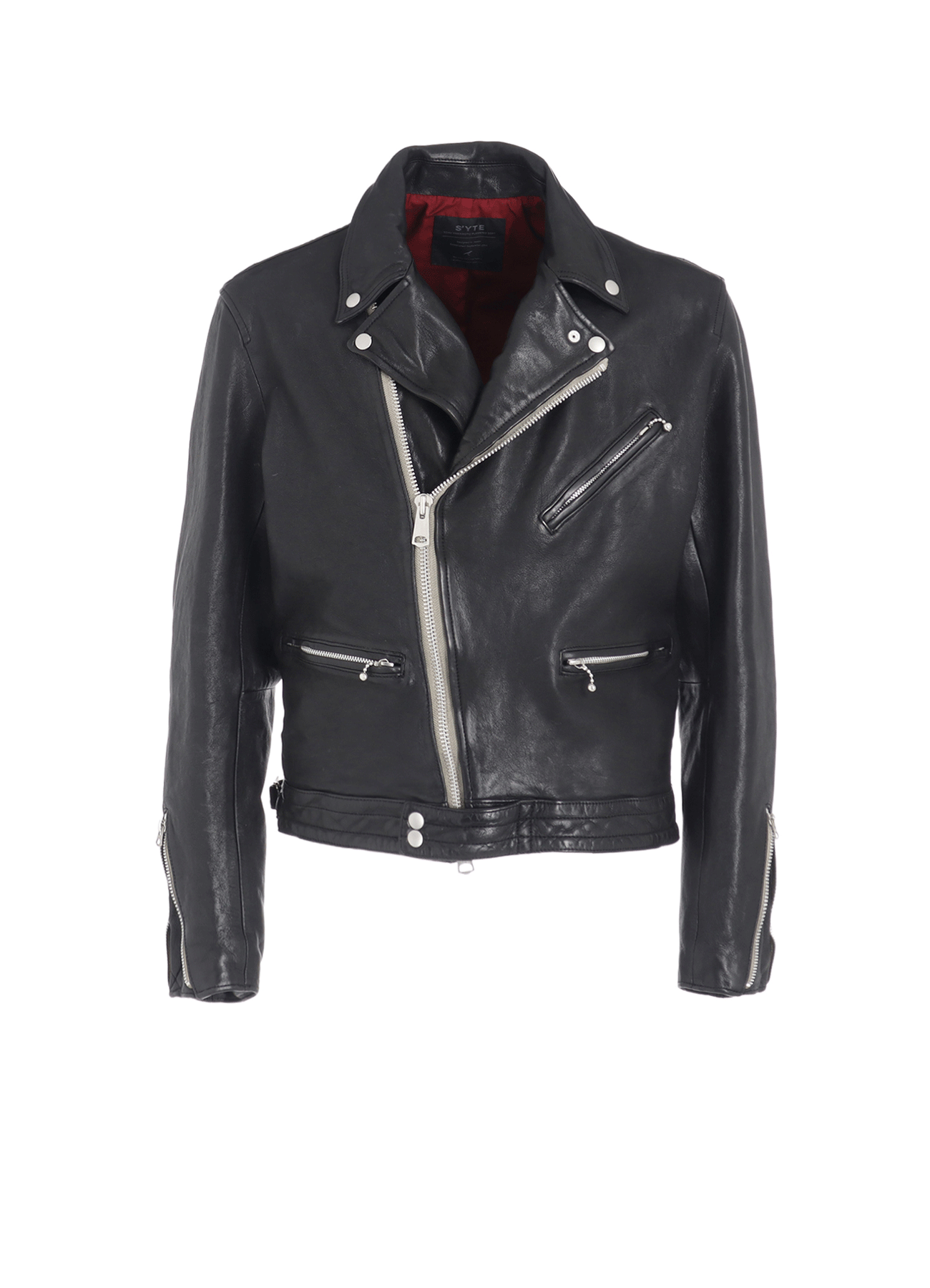 WASHED SHEEP LEATHER CLASSIC DOUBLE RIDERS JACKET – THE SHOP YOHJI YAMAMOTO