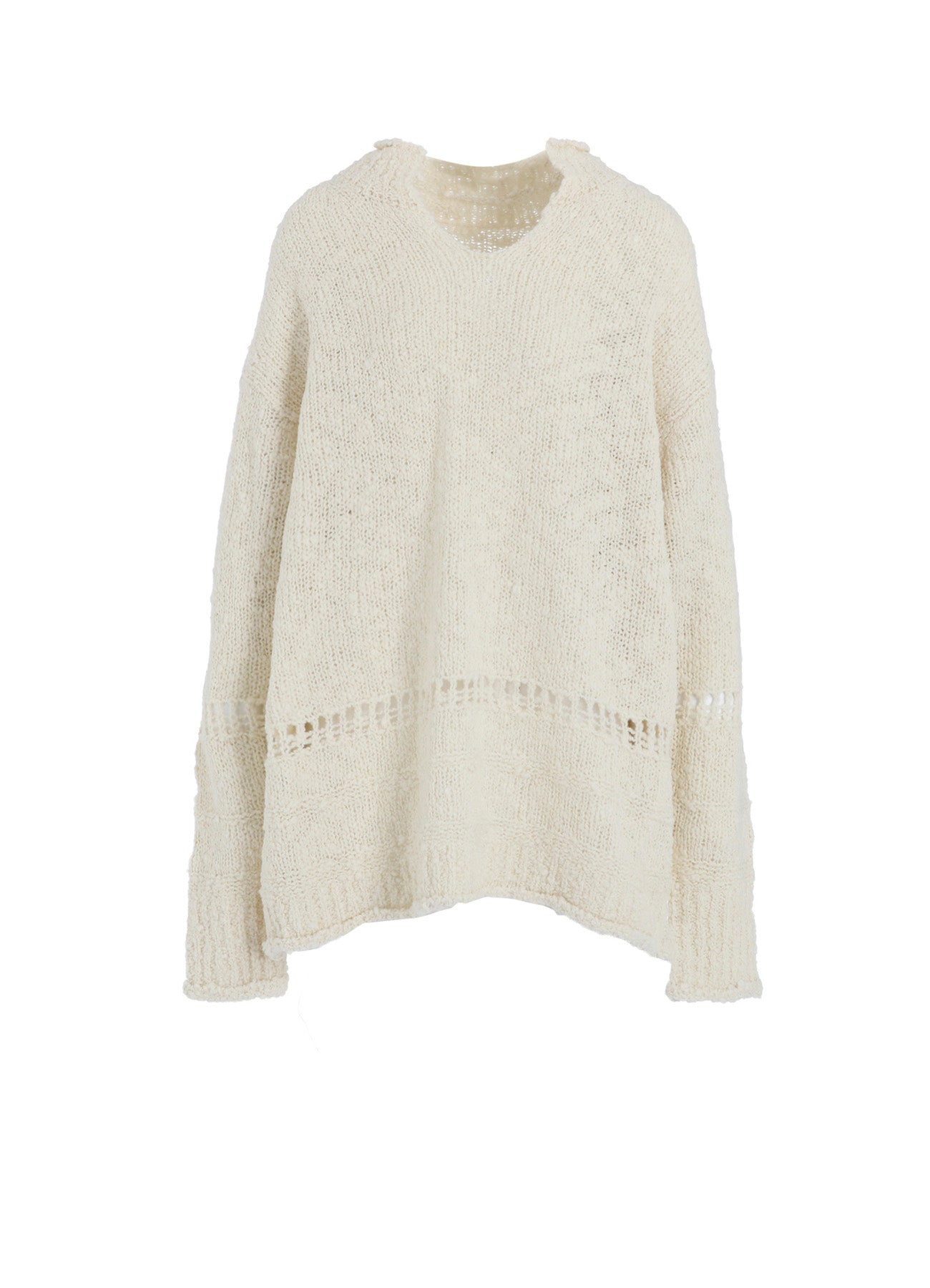 THICK SLUB JERSEY CURLED COLLAR PULLOVER – THE SHOP YOHJI YAMAMOTO