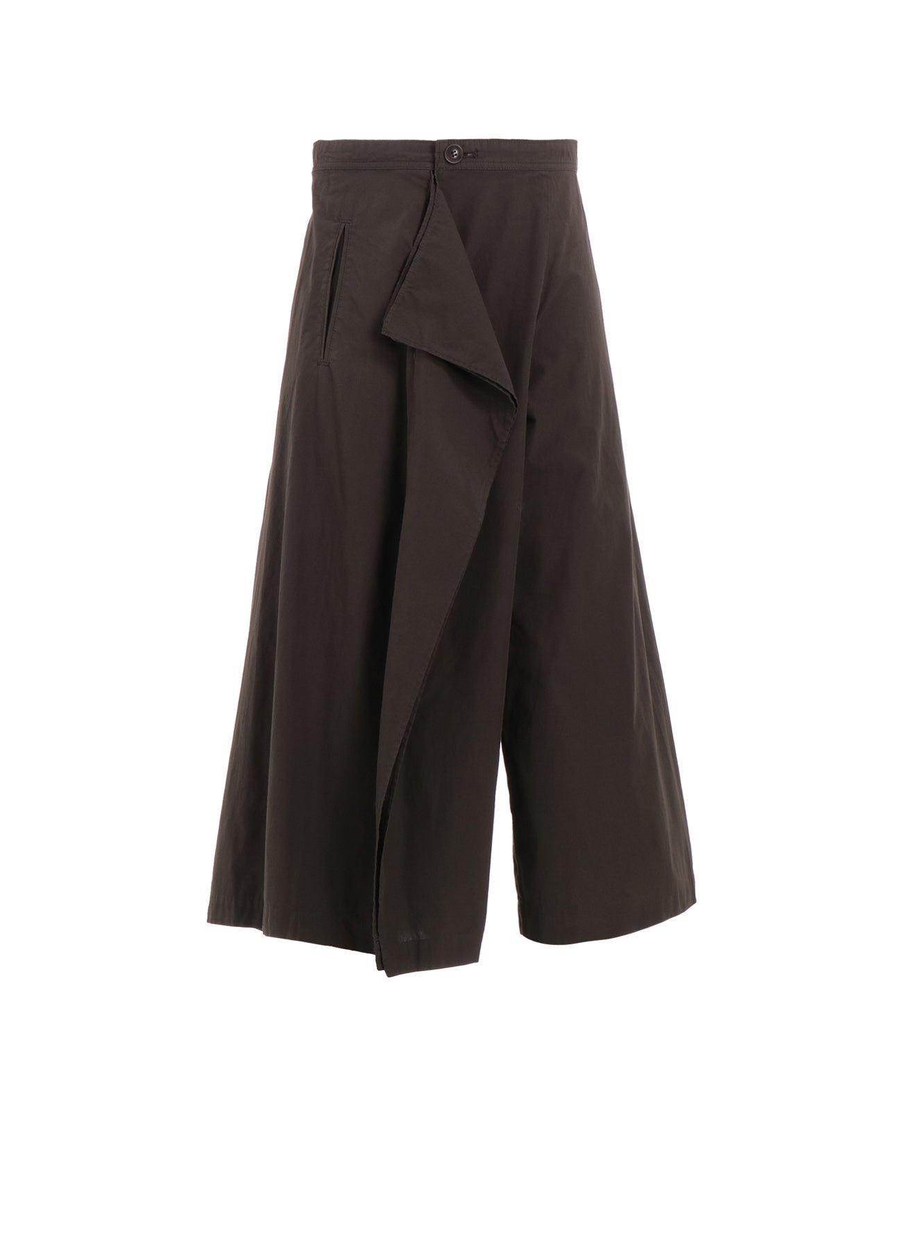 COTTON BROAD GARMENT DYEING SKIRT PANTS – THE SHOP YOHJI YAMAMOTO